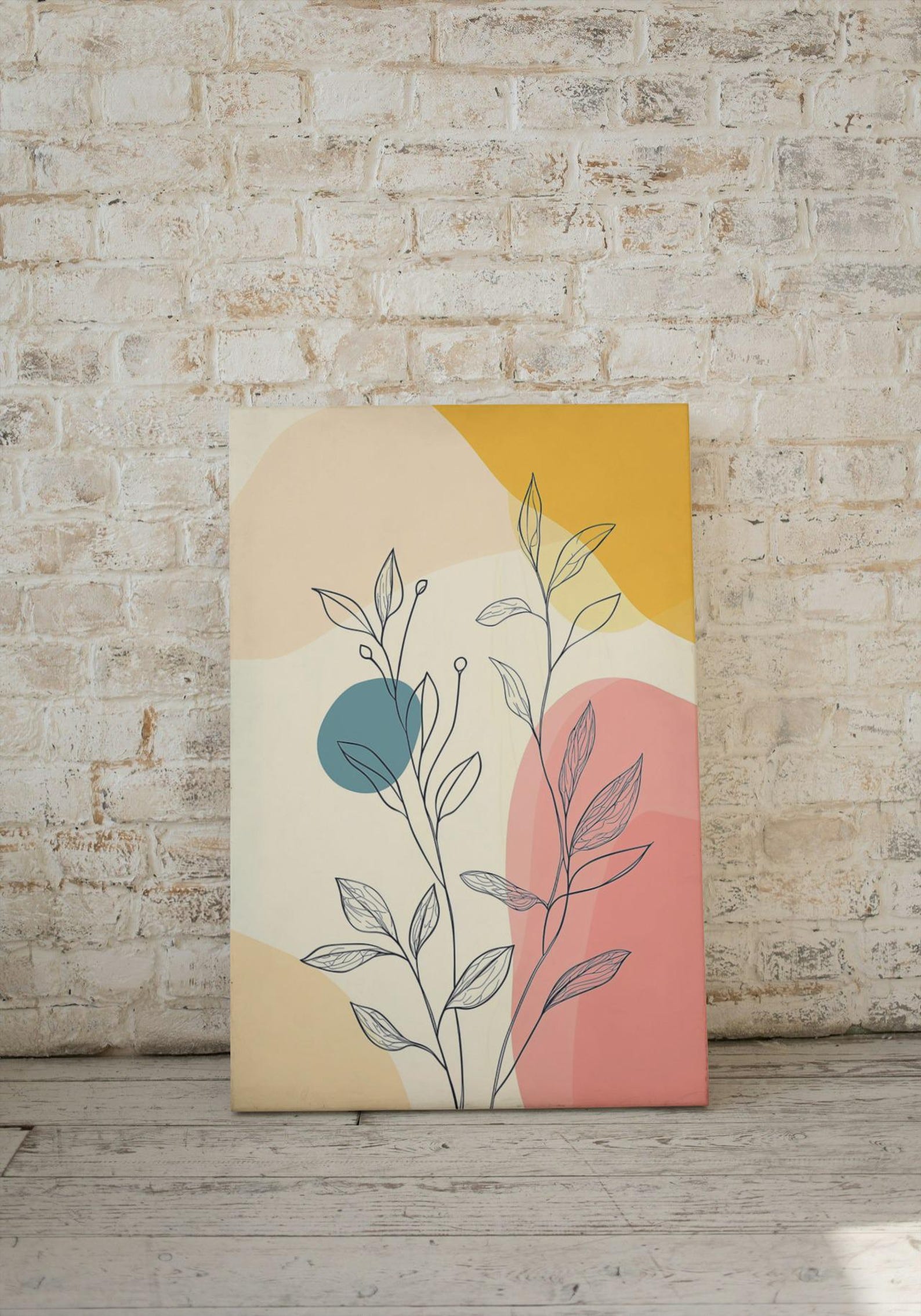 Minimalist Single Line Art of Plant | Digital Download | Wall Decor - Etsy