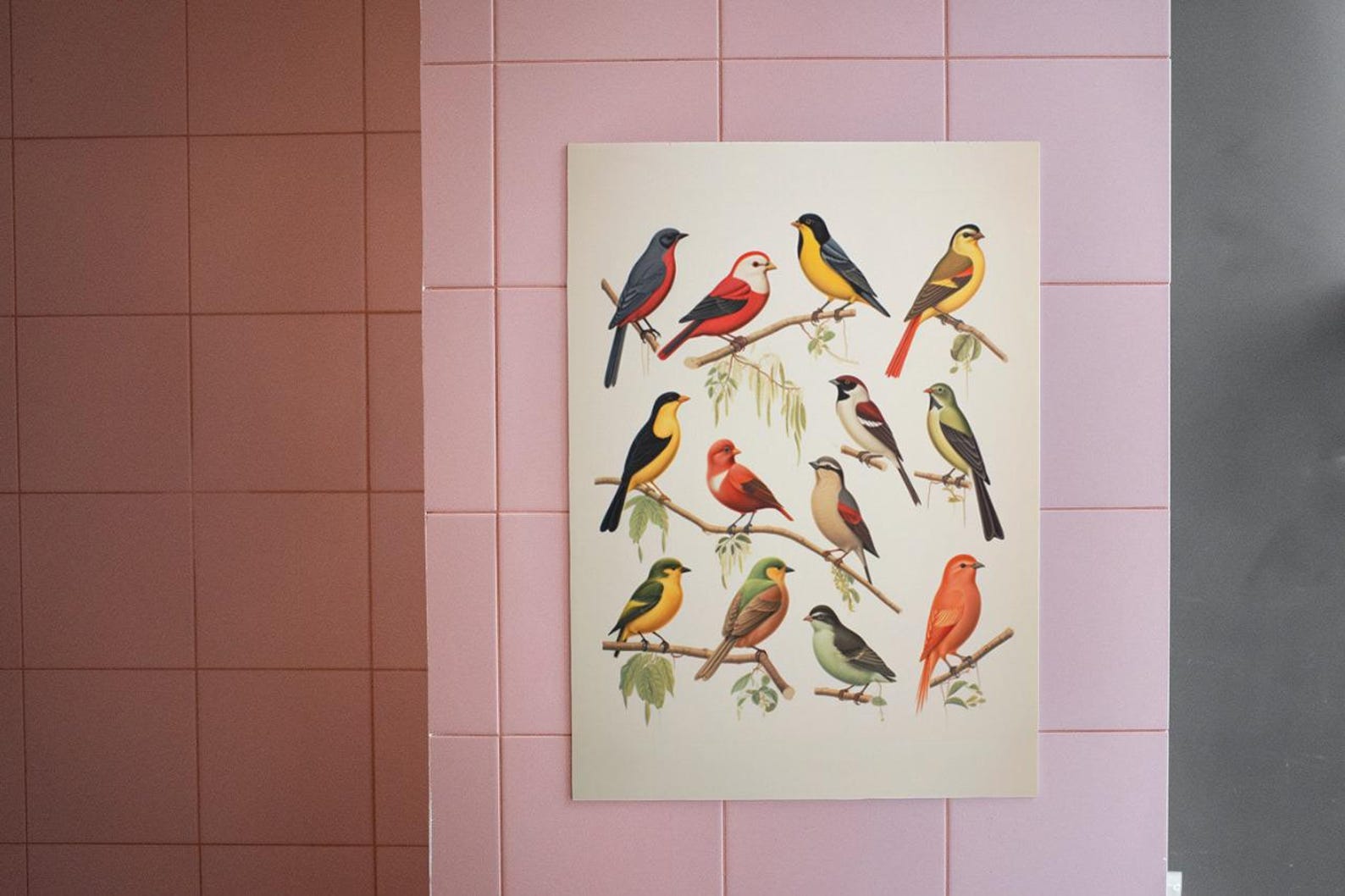 Bird Illustration Poster - Digital Download - Etsy