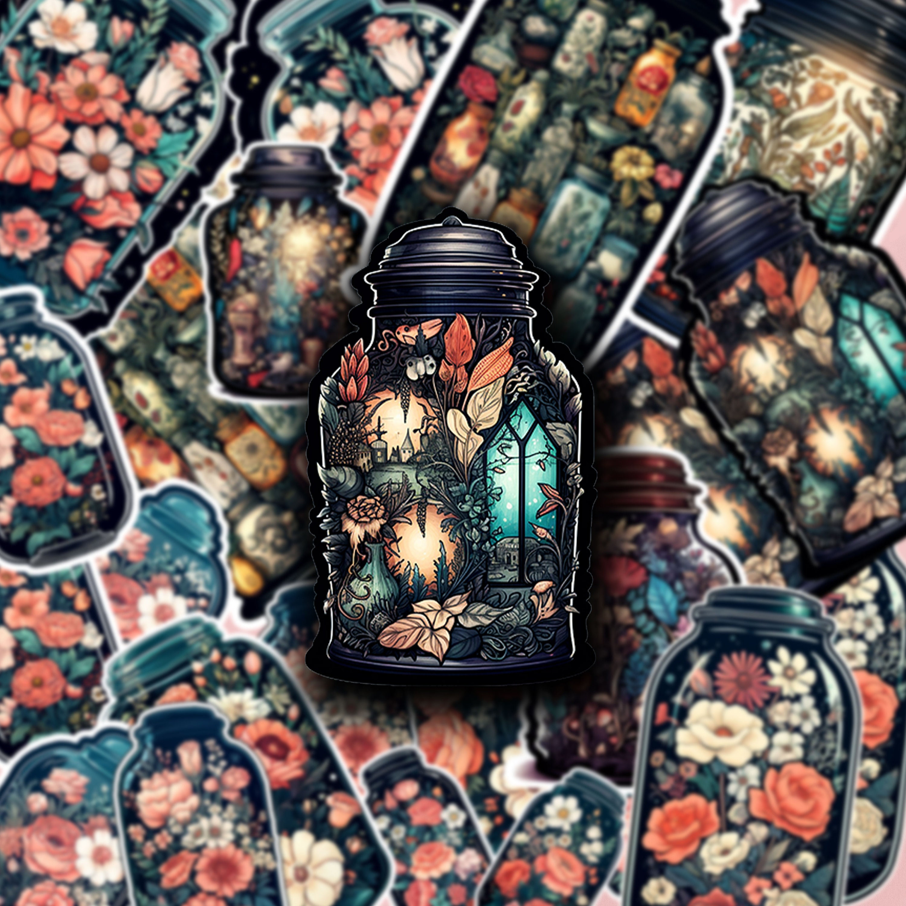 12-piece Sticker Pack Instant Download PNG Files Dark and Mystical ...