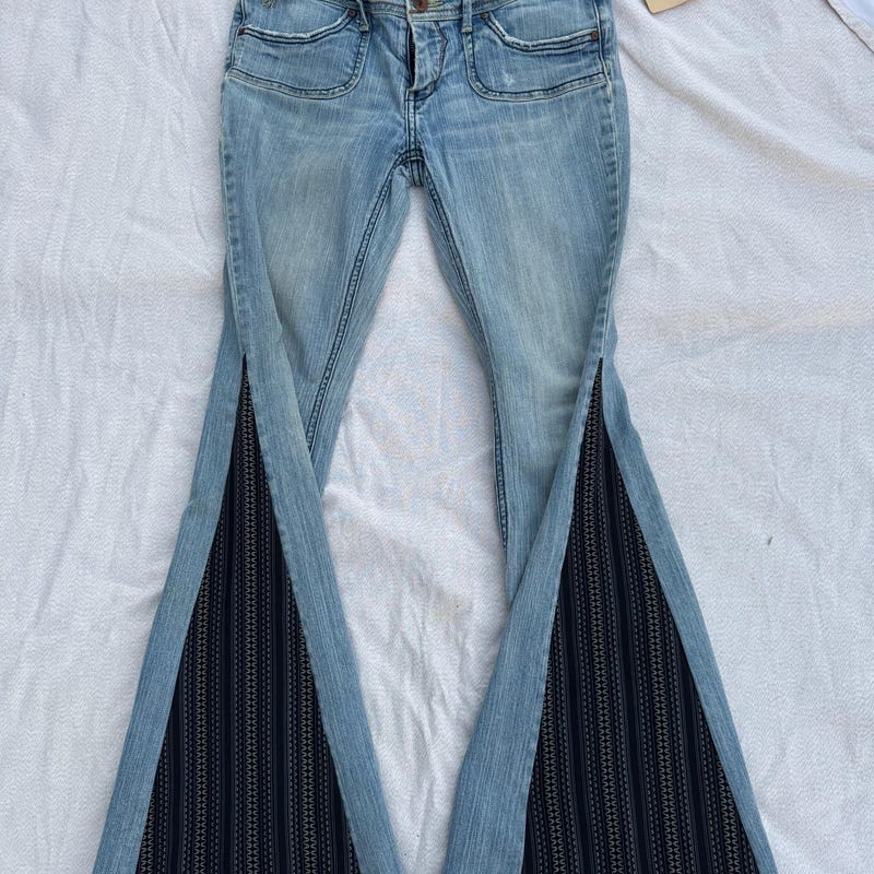 Bell Bottom Jeans - Etsy