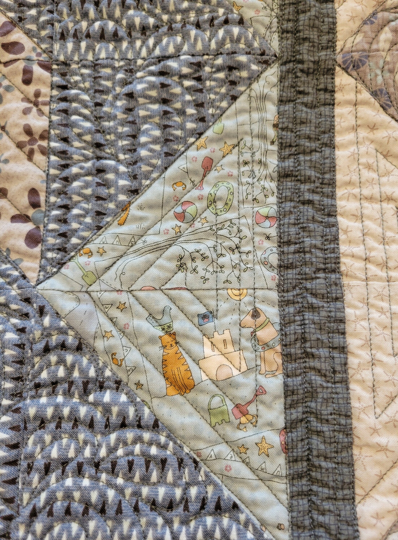 Quirky Twisted Pole Handmade Quilted Throw - Etsy