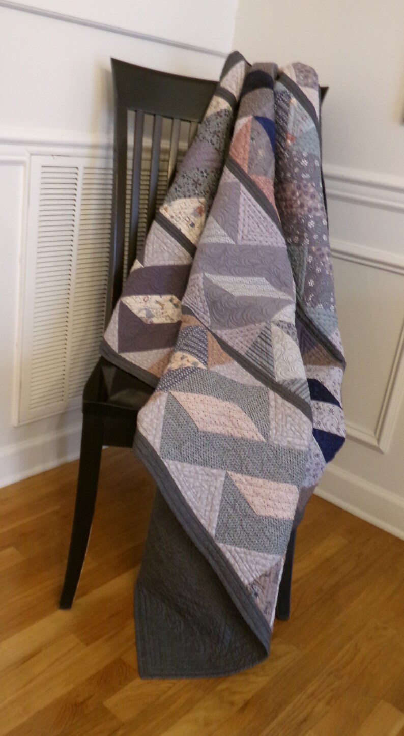 Quirky Twisted Pole Handmade Quilted Throw - Etsy