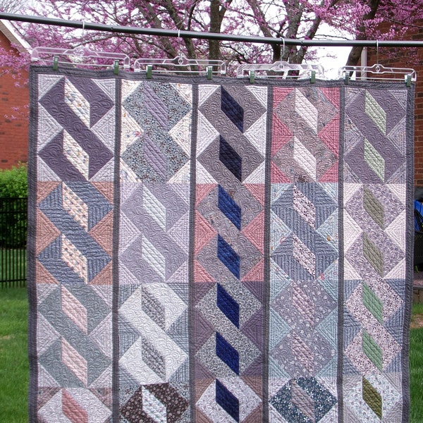 Twisted Pole Quilt Pattern - Etsy