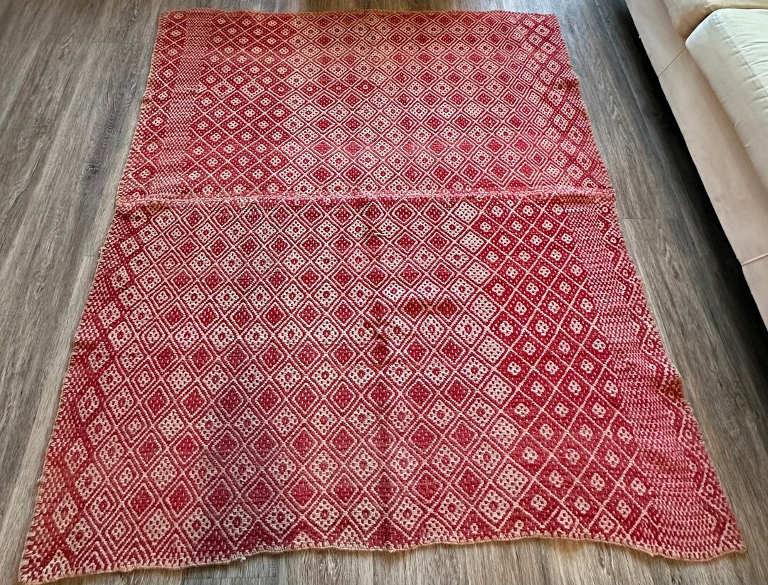 4.5x5ft Entryway Rug, Bohemian Decor, Handmade Rug , Decorative Rug ...