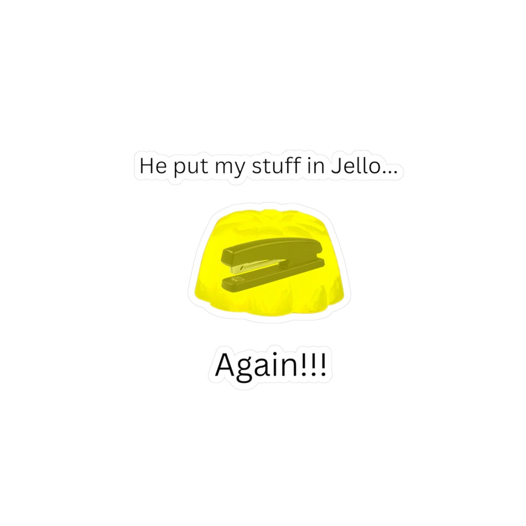 The Office Stapler in Jello Vinyl Decal - Etsy