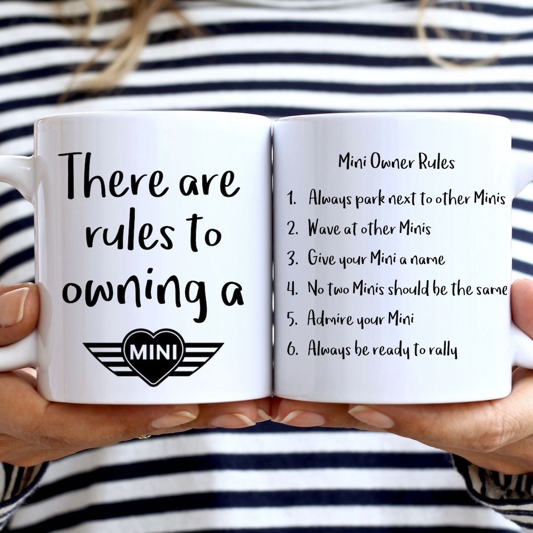 The Mini Rules Mug - Printed on Both Sides. Perfect Gift for Mini ...