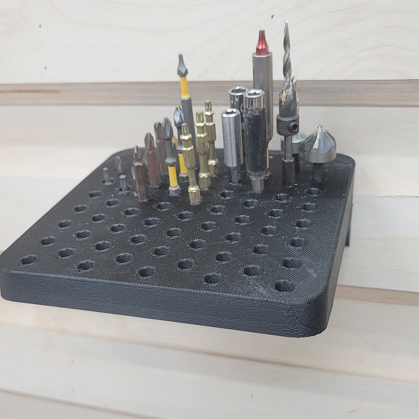 French Cleat Bit Rack - Etsy