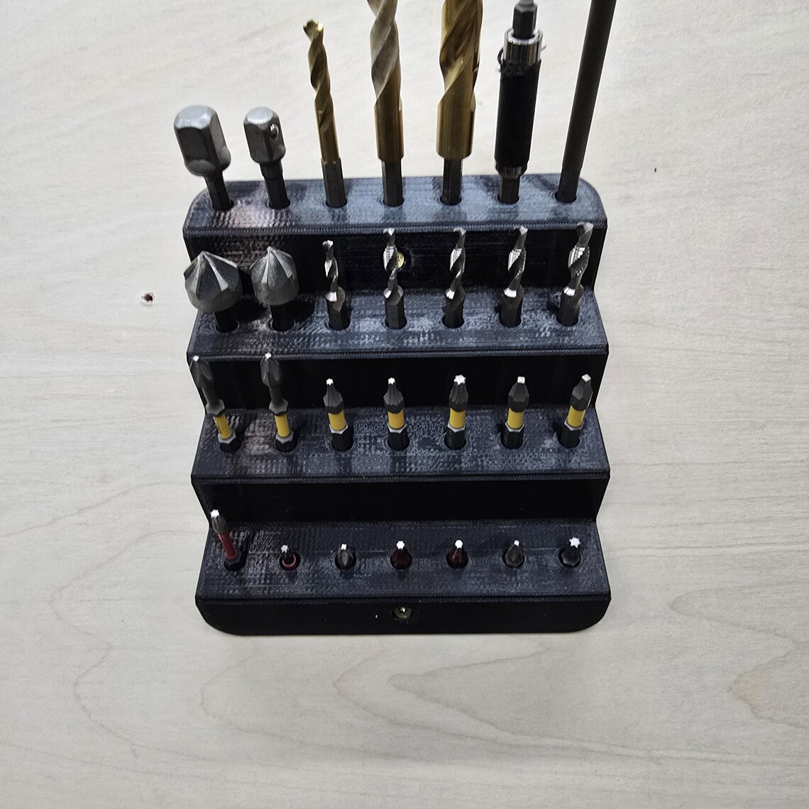 Wall Mount Tiered Bit Rack - Etsy