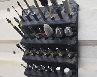 French Cleat Tiered Bit Rack - Etsy