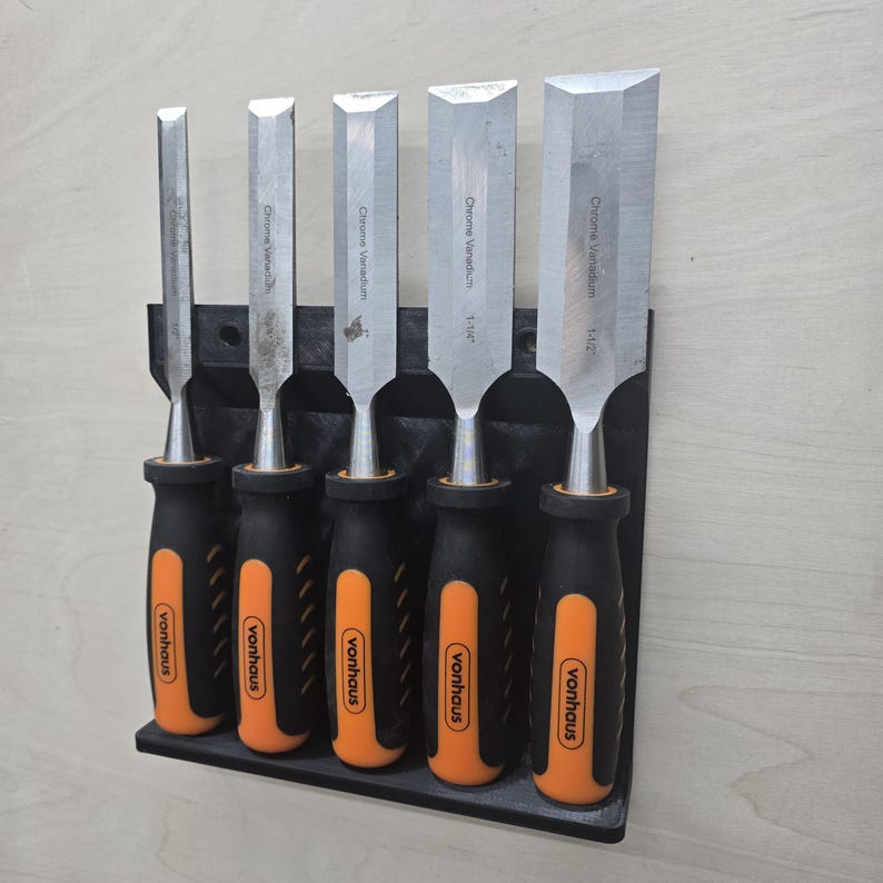 Wall Mount Magnetic Chisel Rack - Etsy