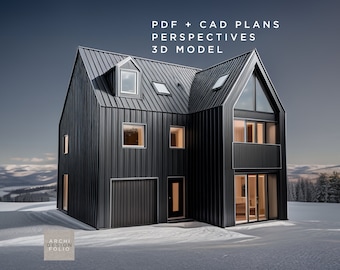 Modern House Plan and Design, Single Storey, 4 Bedrooms, Basic ...