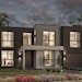 Modern 5-bedroom House Plan: 2-story CAD Blueprints & 3D Model (digital ...