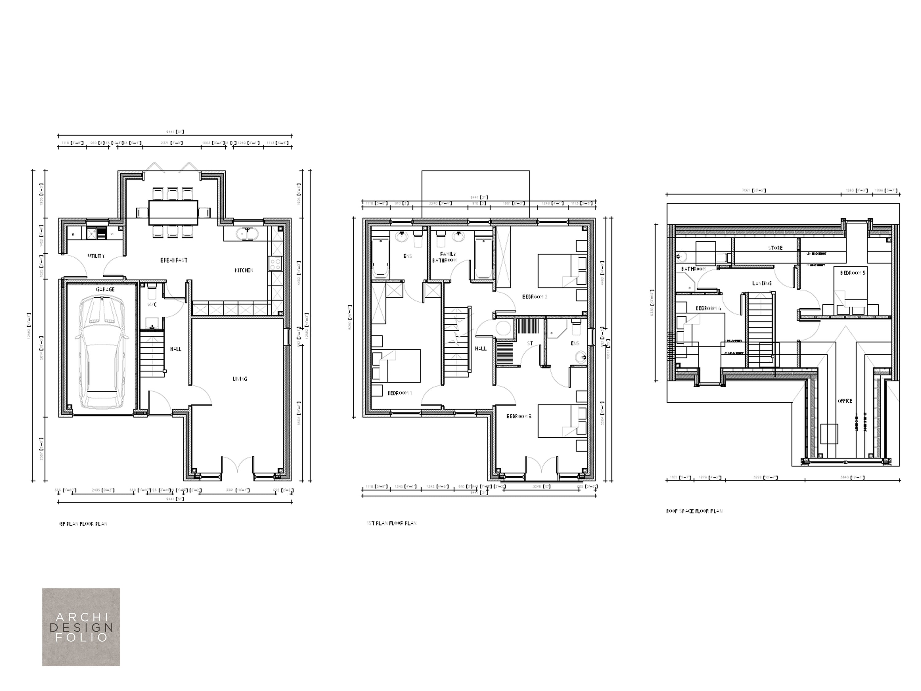 Modern House Plan and Design, 3 Storey, 185.5 Sqm - 1997 Sqft, 5 ...