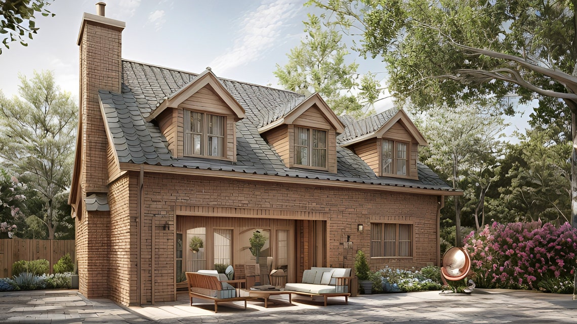 Modern Dormer Bungalow House Plan and Design, 4 Bedrooms, 2 Bathrooms ...