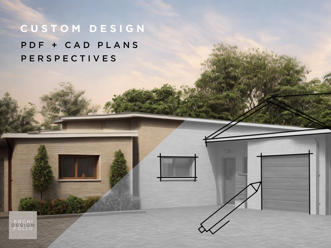 Custom Tailor Made Design for Small House Single Storey or Dormer ...