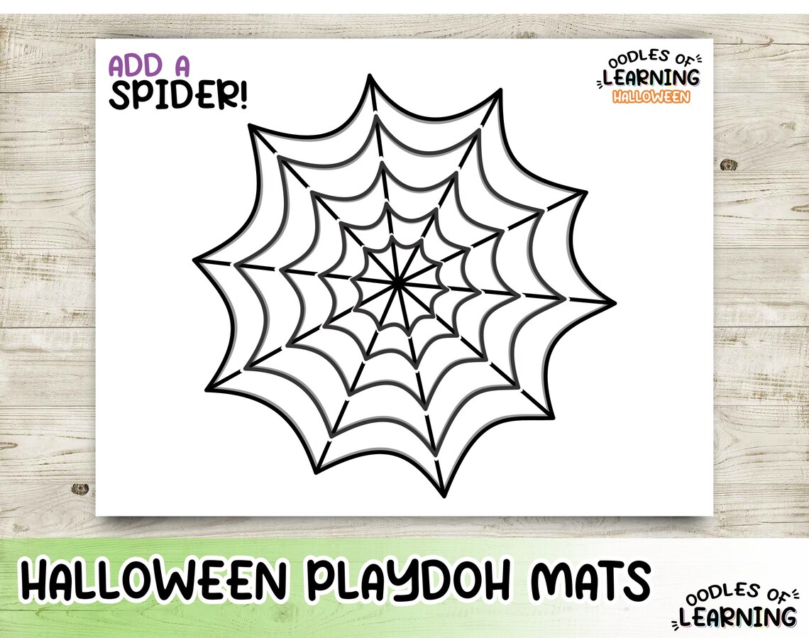 Halloween Playdoh Mats - Etsy