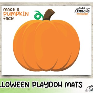 Halloween Playdoh Mats - Etsy