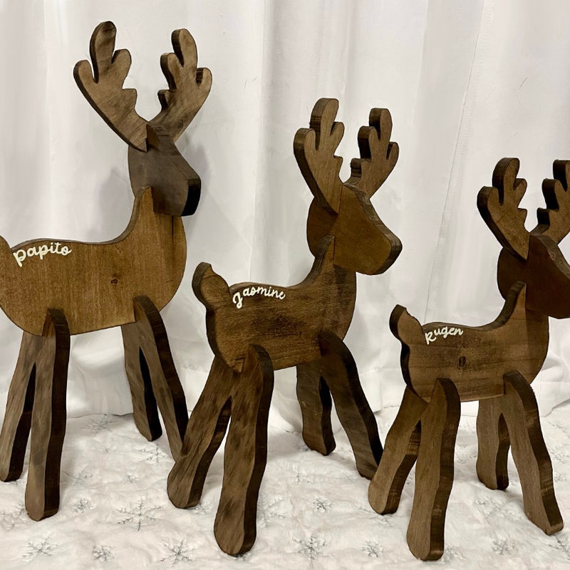 Handmade Reindeer - Etsy