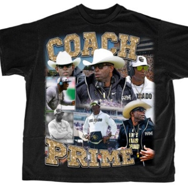 Coach Prime Tshirt - Etsy