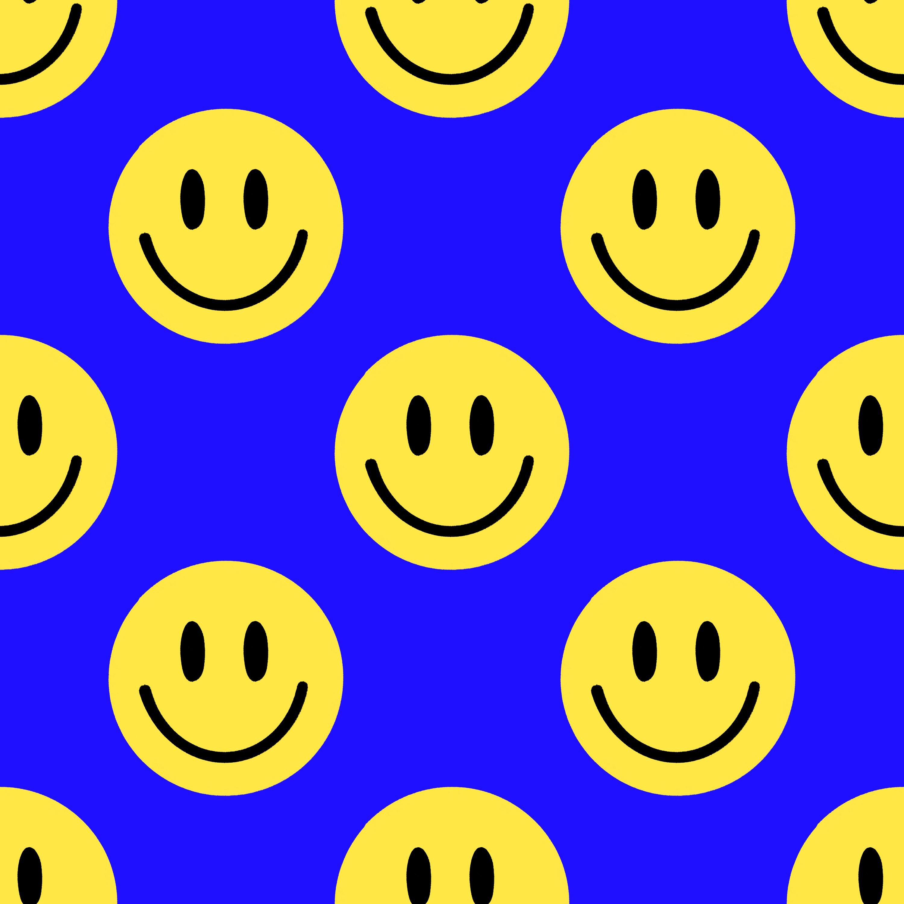 Smiley Face Digital Paper Pack – 4 Seamless Patterns | 300 DPI ...