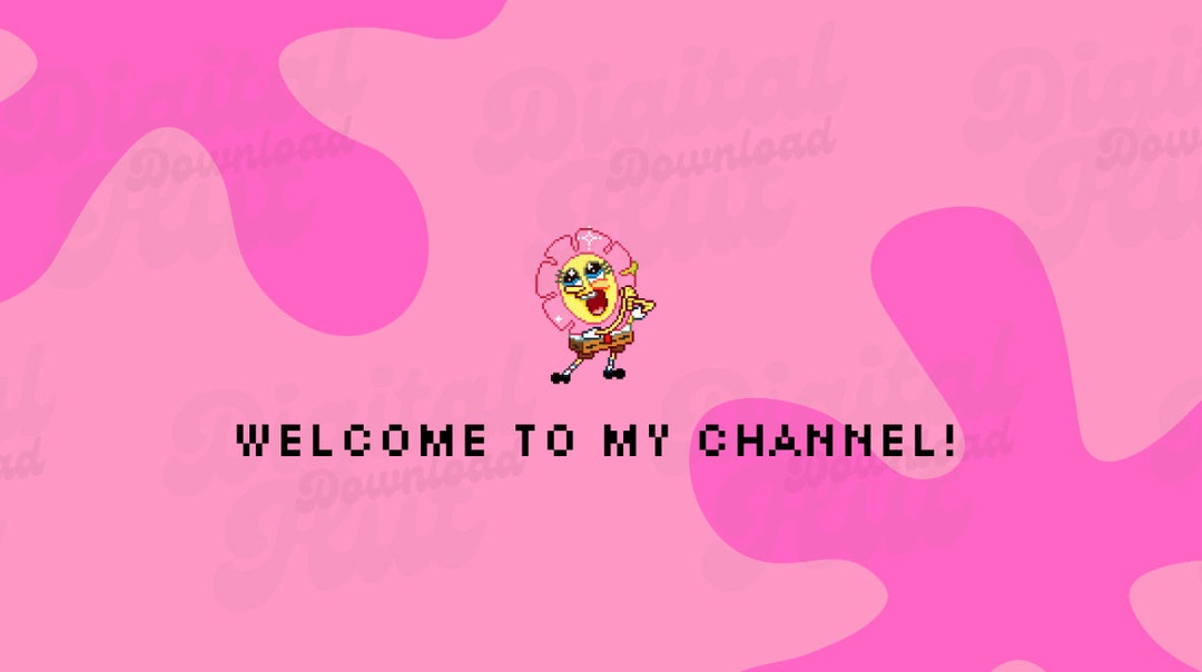 Spongebob Pixelated Stream Screens Animated Looping - Etsy