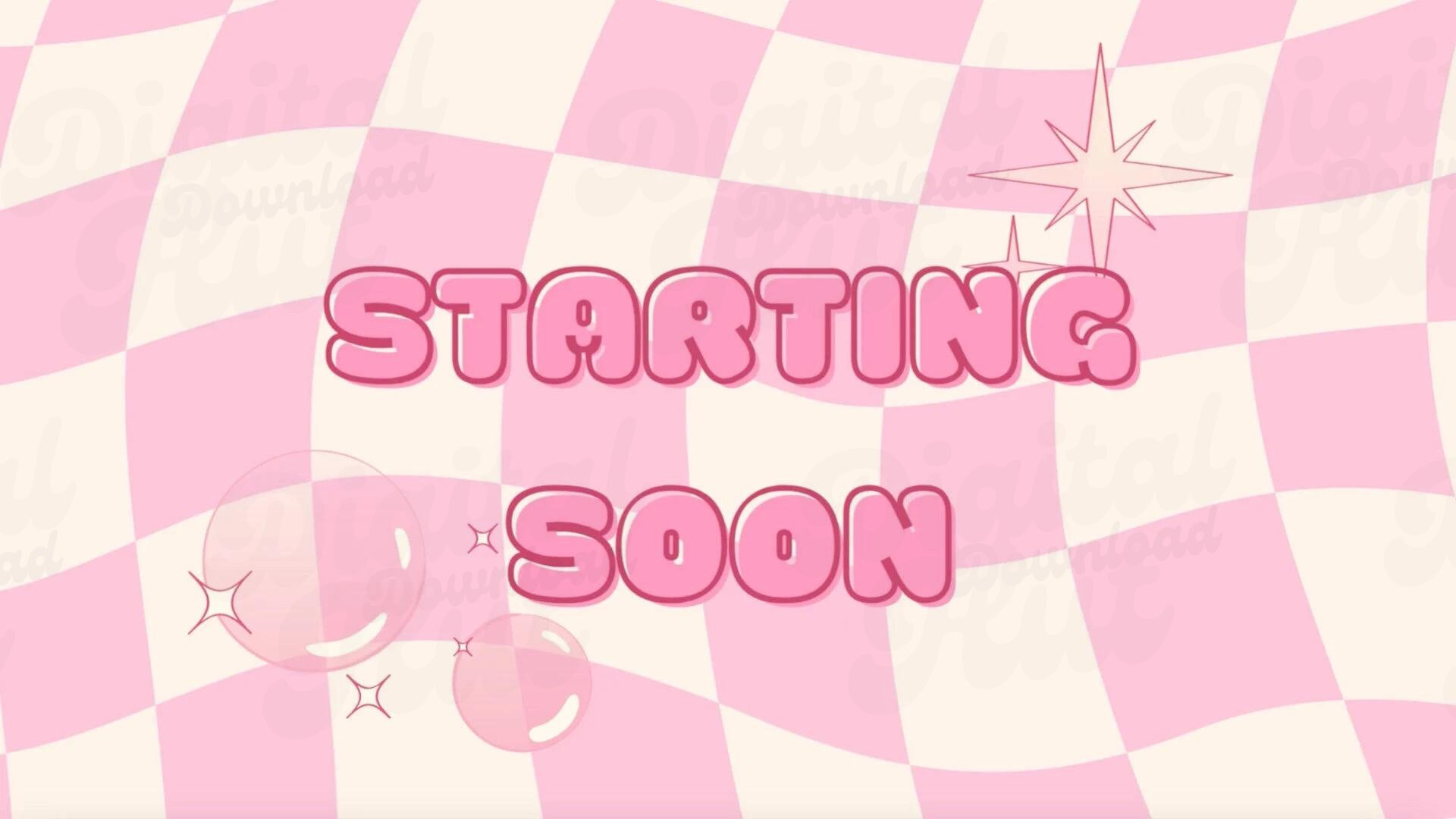 Y2K Barbie Pink Animated Twitch Overlay Kawaii, Cute, Girly Overlay ...