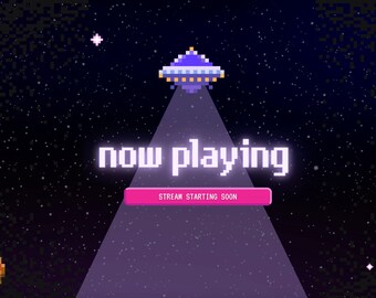 Retro Gaming Intro Screens Pixelated Arcade Game Retro - Etsy