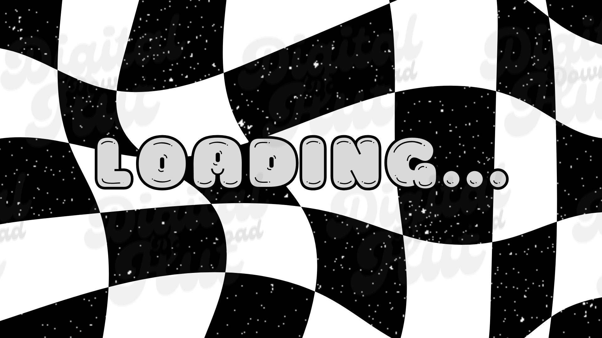 Black Glitter Checker Twitch Screens Checkerboard Pattern, Animated ...