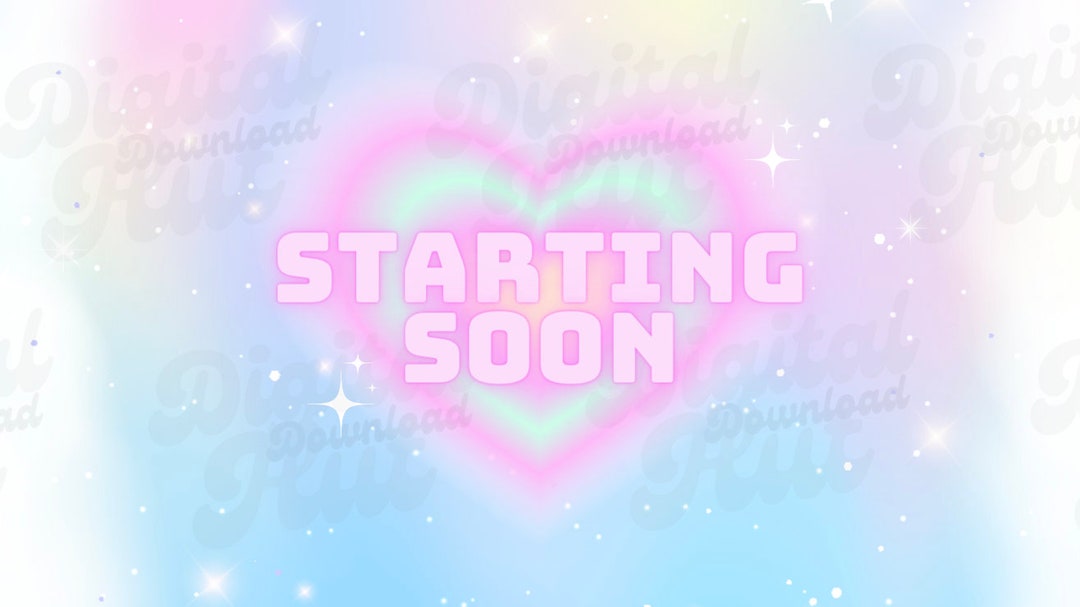 Pastel Kawaii Animated Streaming Intro Screens Pack Twitch, Youtube ...