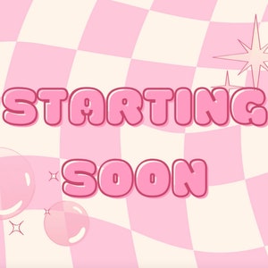 Y2K Barbie Pink Animated Twitch Overlay Kawaii Cute Girly - Etsy