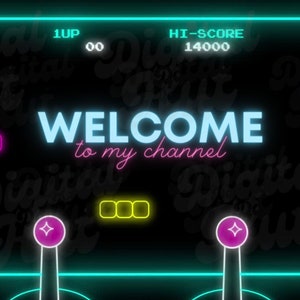 Retro Gaming Intro Screens Pixelated Arcade Game Retro - Etsy