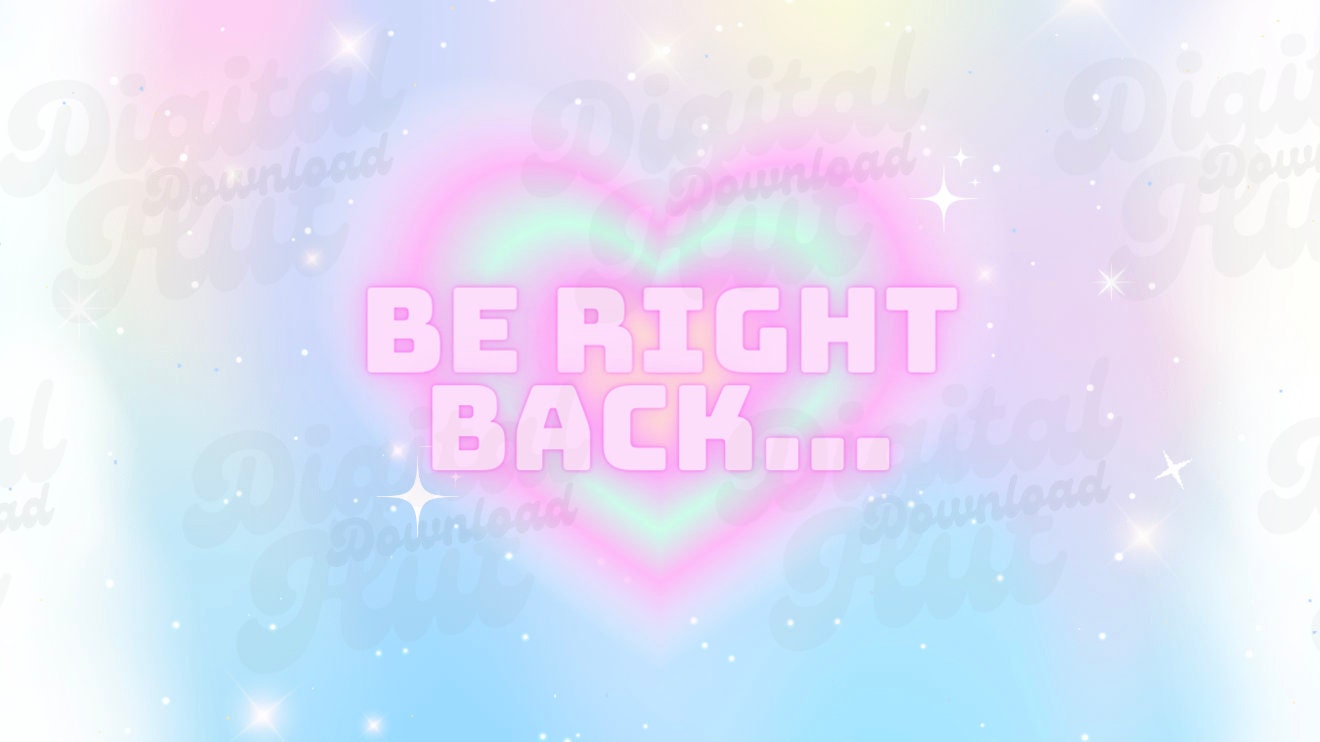 Pastel Kawaii Animated Streaming Intro Screens Pack Twitch, Youtube ...