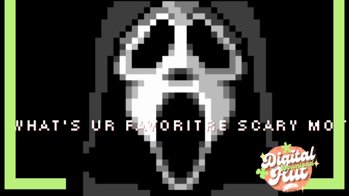 Ghostface Animated Twitch Overlays Halloween, Spooky, Horror, Scream ...