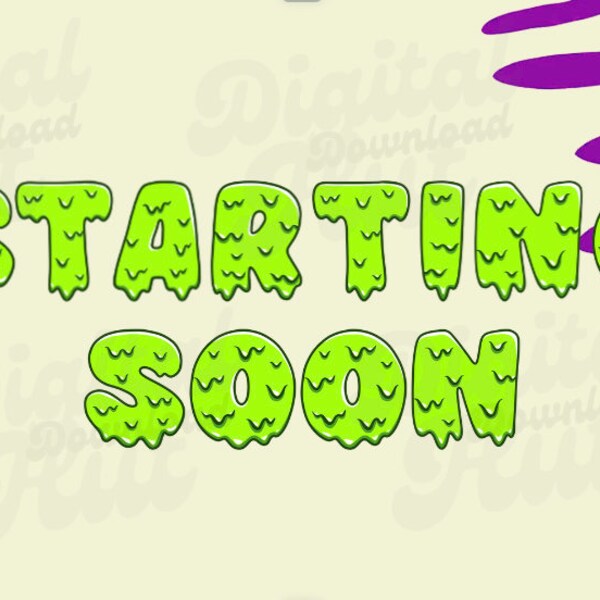 Slime Twitch Overlays - Etsy