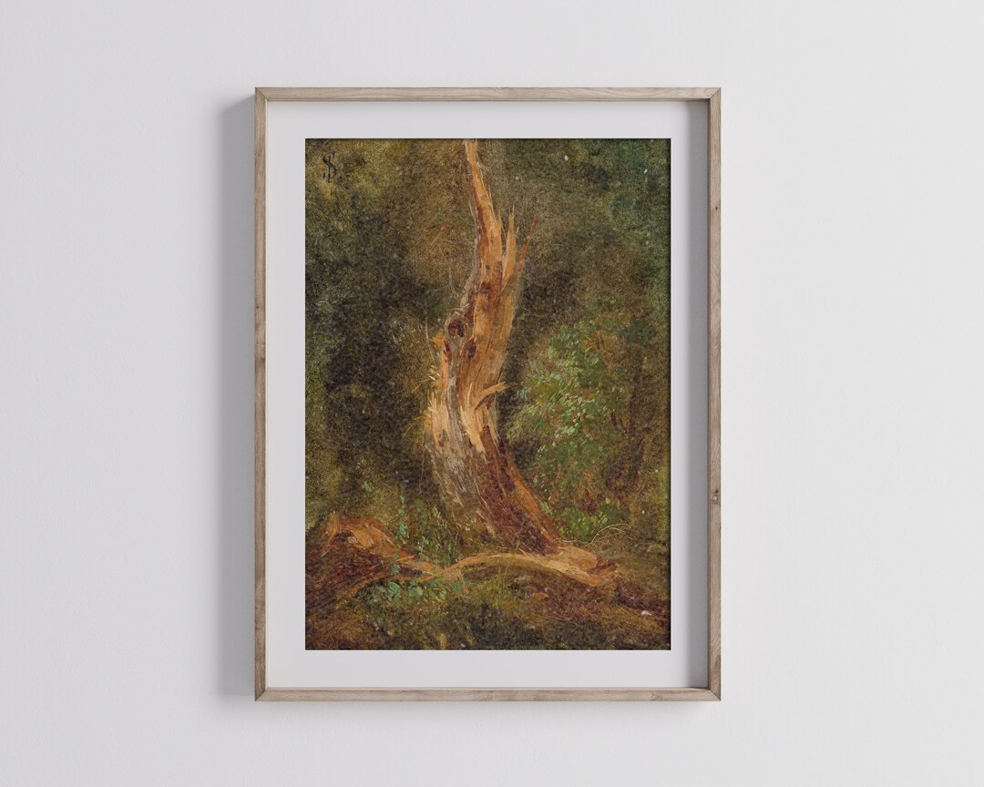 Enchanted Forest Art, Dark Forest Art, Forest Wall Art Print, Forest ...