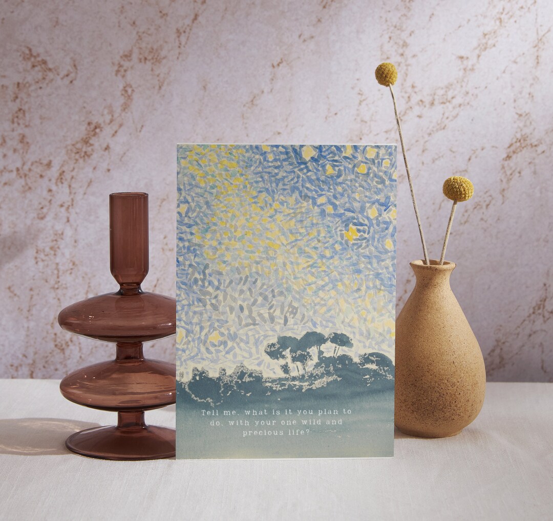 Mary Oliver Quote Print, Self-love Poetry, Inspirational Quote, Mary ...