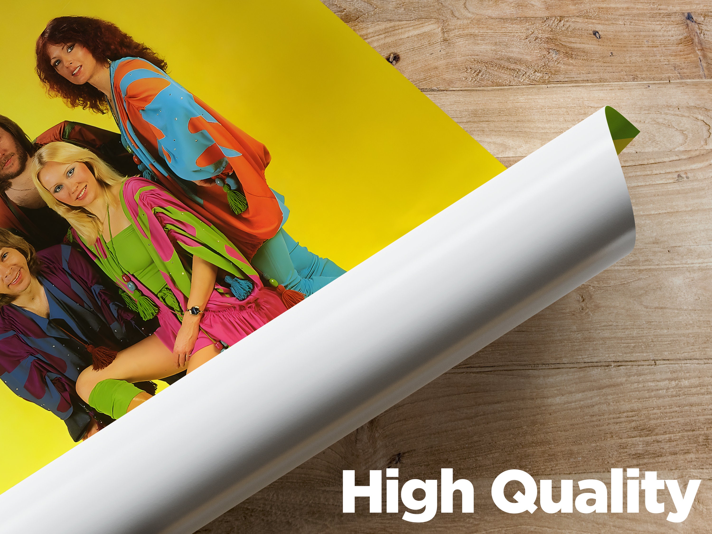 ABBA Photo Poster Print, Retro Wall Art, Retro Music Poster, Home Decor ...