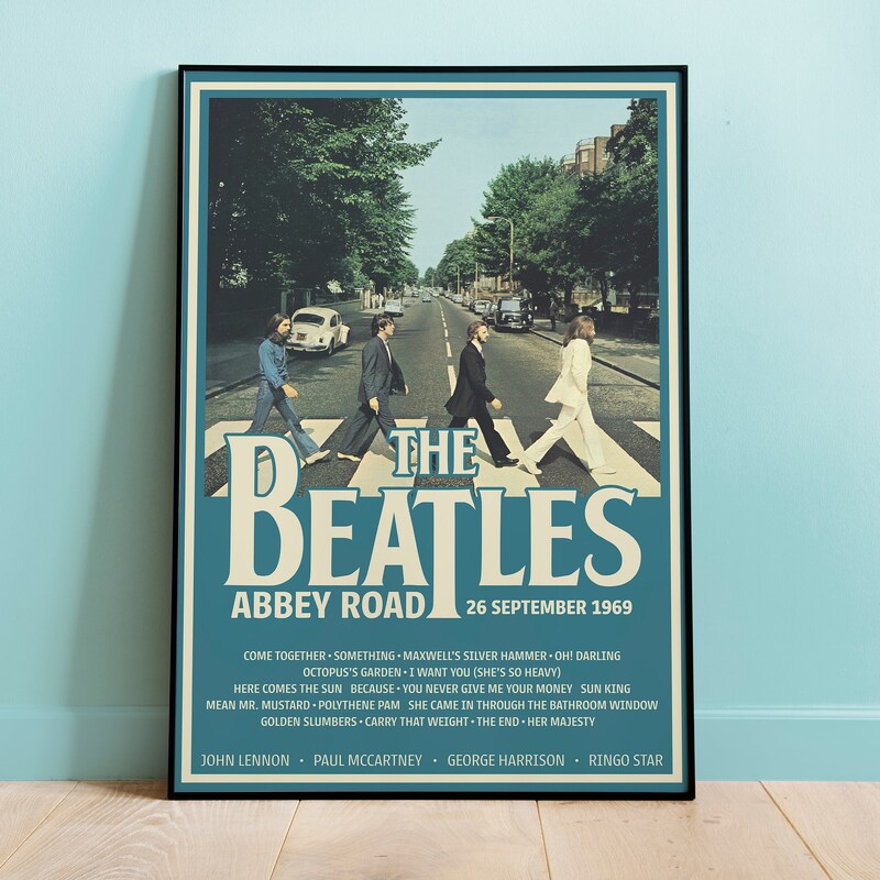 The Beatles Poster - Etsy