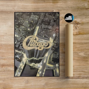 Chicago Band Chicago XIII Album Poster, Vintage Wall Art, Retro Music ...