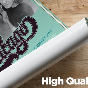 Chicago Band Chicago II Album Poster, Vintage Wall Art, Retro Music ...