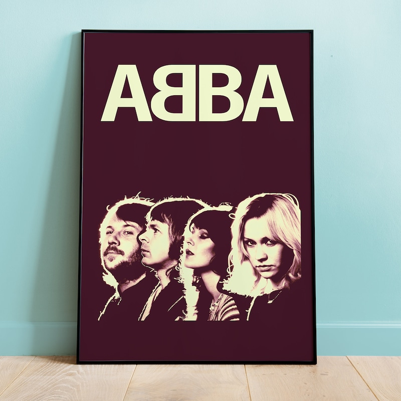 Abba Poster - Etsy