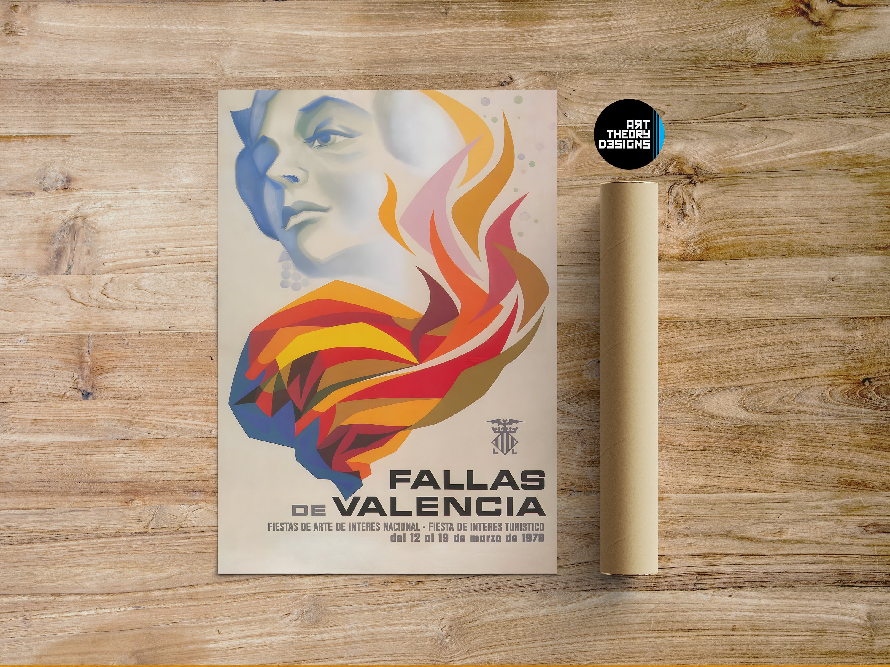 Fallas De Valencia 1979 Poster, Vintage Poster, Digitally Remastered ...