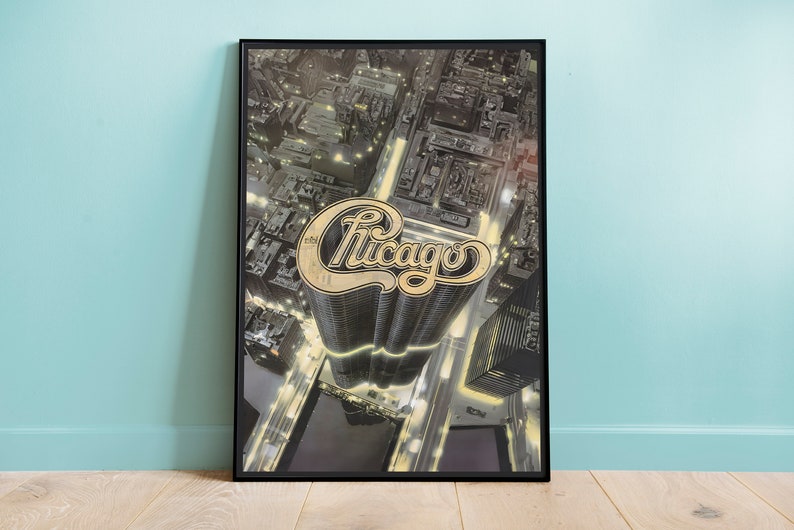 Chicago Band Chicago XIII Album Poster, Vintage Wall Art, Retro Music ...