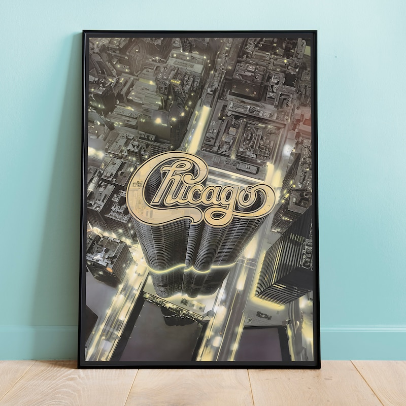 Chicago Band Art Poster - Etsy UK