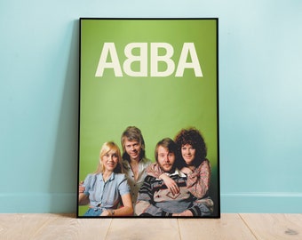 ABBA San Diego Concert Poster Print, Retro Wall Art, Retro Music Poster ...