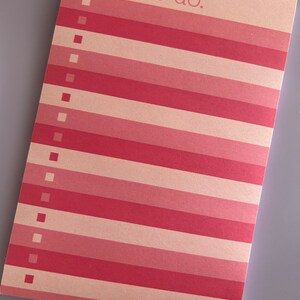 Pink to Do List Post It Note Pad, Cute, Sticky Notes, Reminders Notes ...