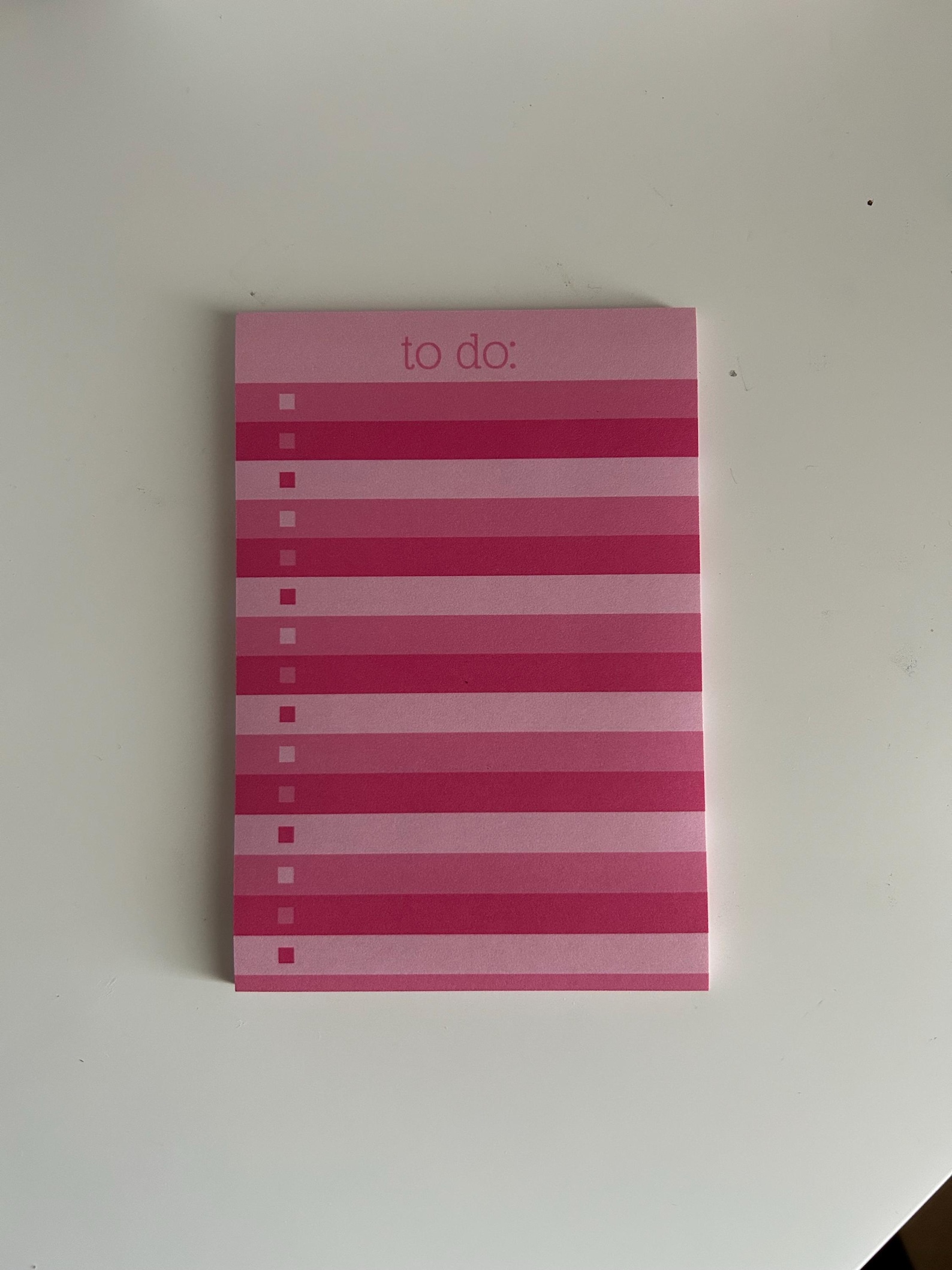 Pink to Do List Post It Note Pad, Cute, Sticky Notes, Reminders Notes ...
