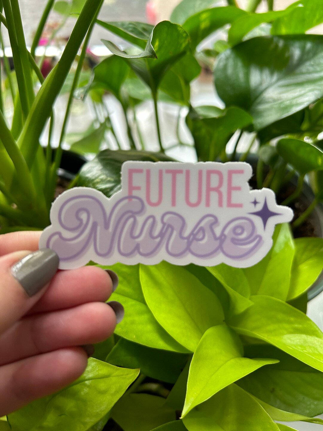 Future Nurse Holographic Sticker, Nursing Student Gifts, Nurse Gifts ...
