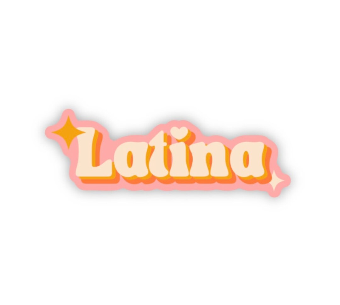 Pink latina Sticker, Latina Waterbottle Decals, Empowerment, Vintage ...