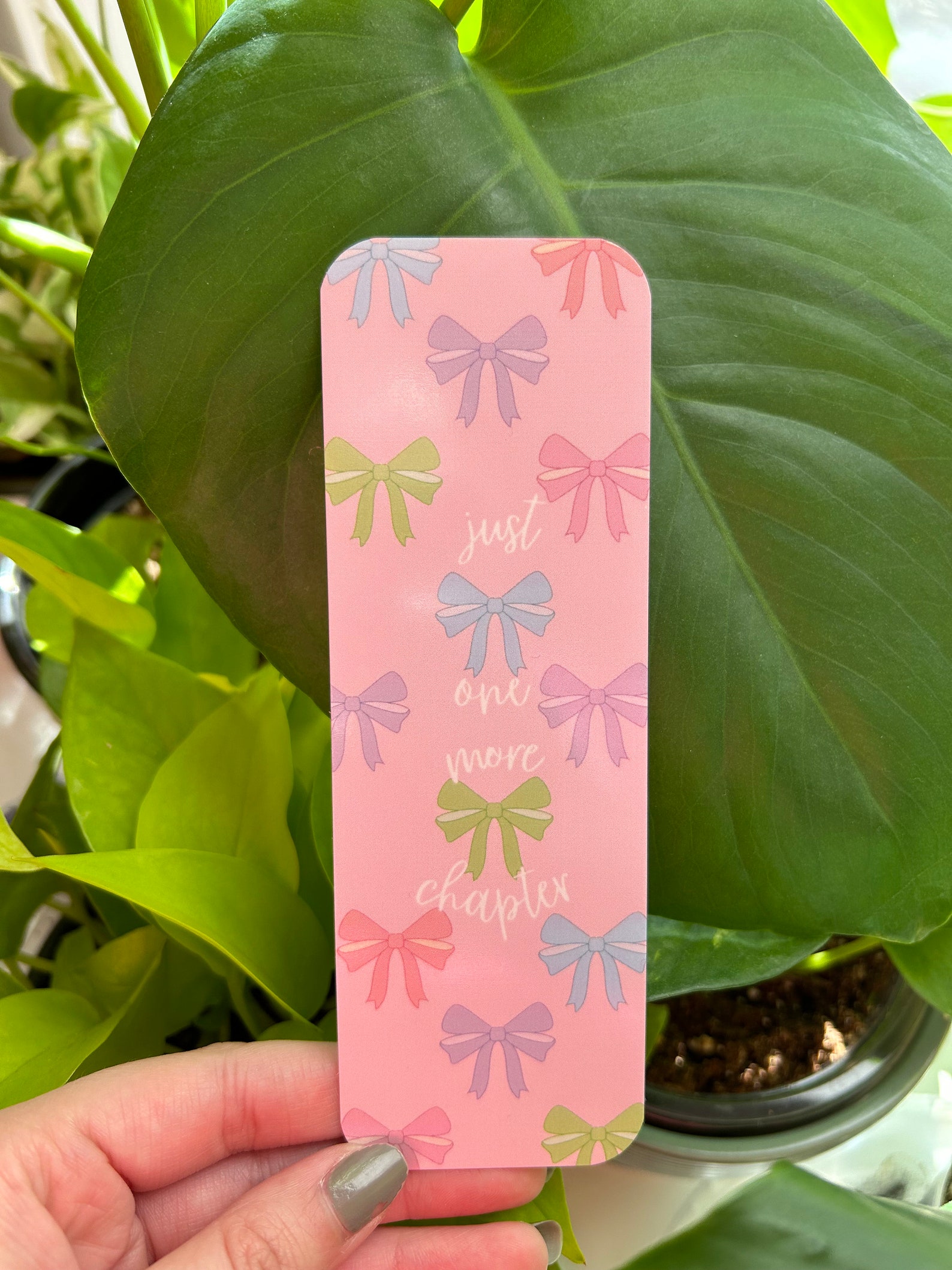 Preppy Pastel Bow Bookmark, Bookish, Reading Journal, Cute, Girlie ...